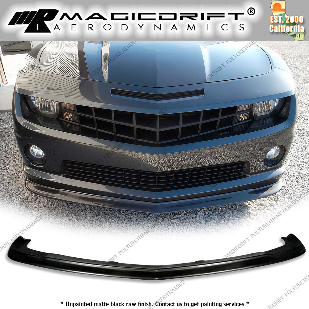 Performance Style Front Splitter Gloss Black Front Bumper Lip Spoiler ...