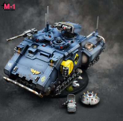 Warhammer 40k Space Wolves Primaris Impulsor M1 painted | eBay