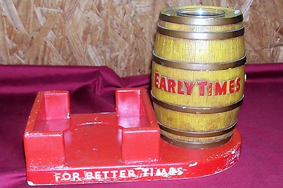 Early Times Whiskey Bar Display Bottle Holder Sign Kentucky Whisky Old ...