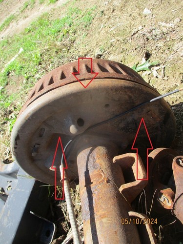 88-98 CHEVY GMC 2500 2WD 6 LUG 14 BOLT BRAKE BACKING PLATE LEFT DRIVER ...