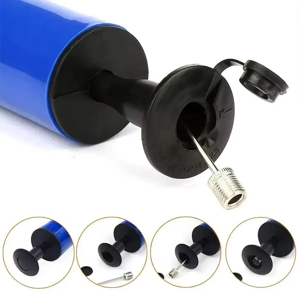Inflating Fast Hand Air Pump With Needle Adapter For Soccer Ball ...
