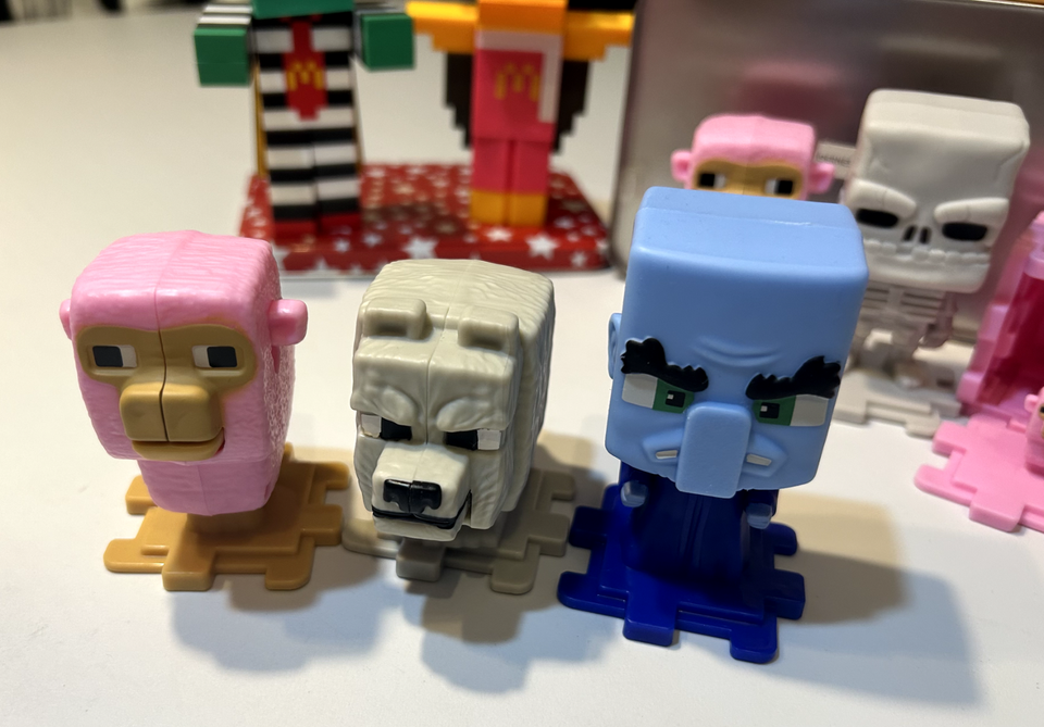 McDonalds A Minecraft Movie Happy Meal Toys | eBay UK