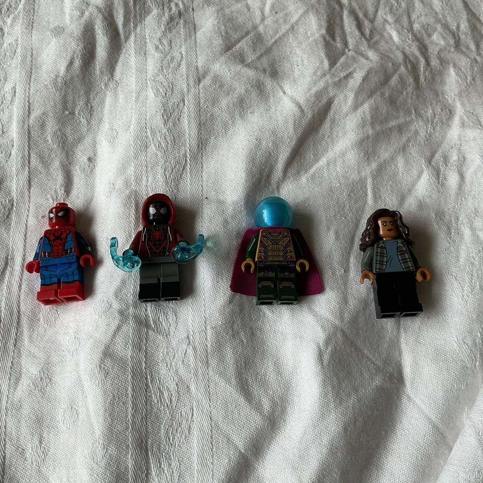 Lego Marvel Spider-Man Minifigures Mysterio Miles Morales MJ Mary Jane ...