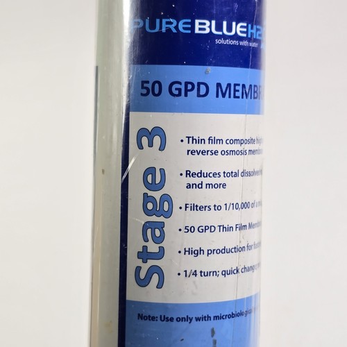 Pure Blue H2O Reverse Osmosis Stage 3 50 GPD Membrane Replacement ...