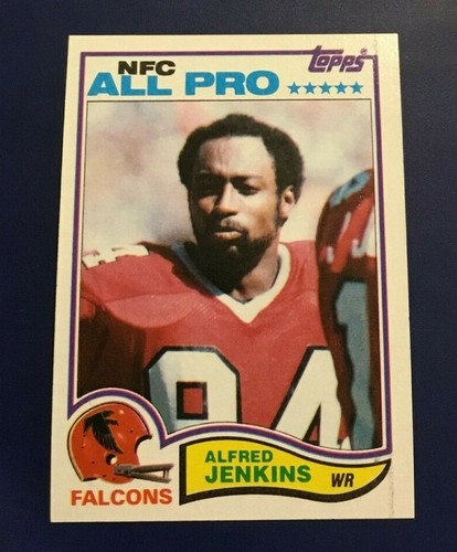 1982 Topps # 281 ALFRED JENKINS All Pro Atlanta Falcons Great Shape ...