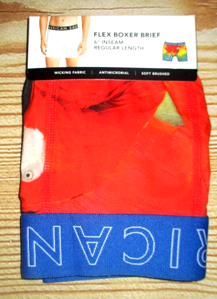 MENS AMERICAN EAGLE PARROTS FLEX BOXER BRIEF SIZE M (32/34) | eBay