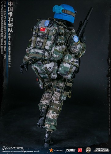 1/6 DAMTOYS 78067 PLA in UN Peacekeeping Operations Chinese Female ...
