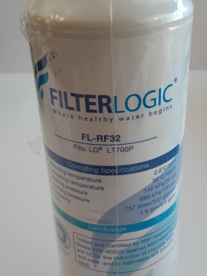 🌴 NEW SEALED Filter Logic FL-RF32 Fits LG LT700P Water Filter | eBay