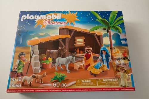 PLAYMOBIL Christmas (HSE) Nativity Bethleham 5588 (JSF6) New Sealed Box ...