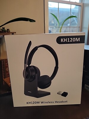 PrancyBt Bluetooth Headset V5.2 Wireless AI Noise Cancelling KH120M ...