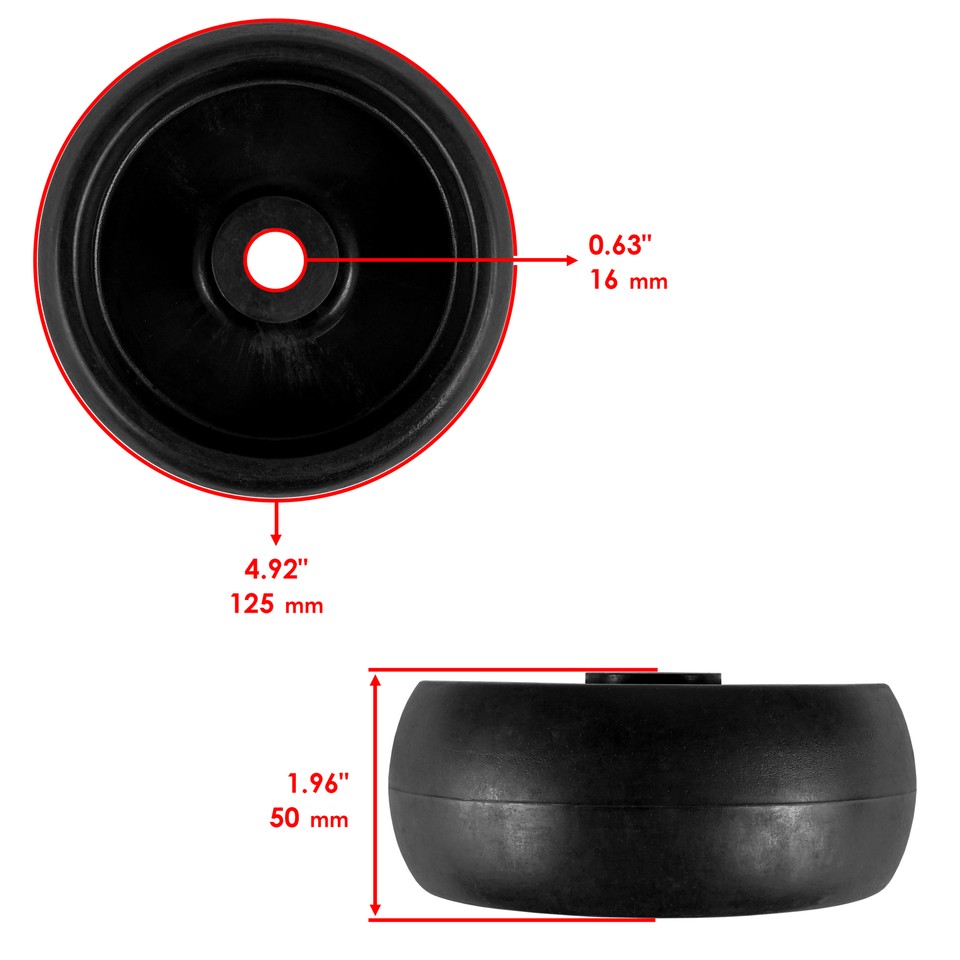 Deck Wheel & Rollers With Pin For John Deere Z535M Z540M Z425 Z435 Z445 ...