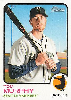 2022 Topps Heritage #134 Tom Murphy Seattle Mariners MLB Baseball Card ...