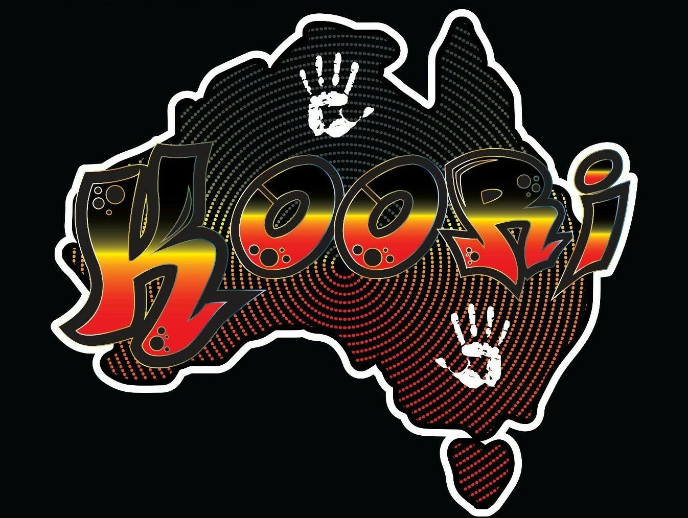 Aboriginal Flag Koori Australian Map 155 x 140mm NAIDOC BONUS STICKER ...