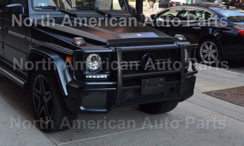 G63 Brush Guard Black Grille Bumper Bar Kit Front Tube G-Wagon G500 ...