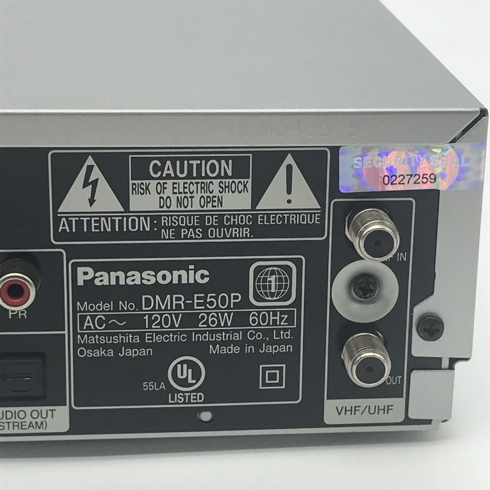 Panasonic DMR-E50 DVD Video Recorder Player DVD-RAM DVD-R No Remote | eBay