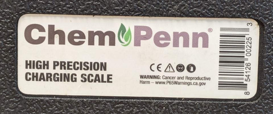 Chem Penn High Precision Digital Charging Scale W/ R-290 Propane & Case ...