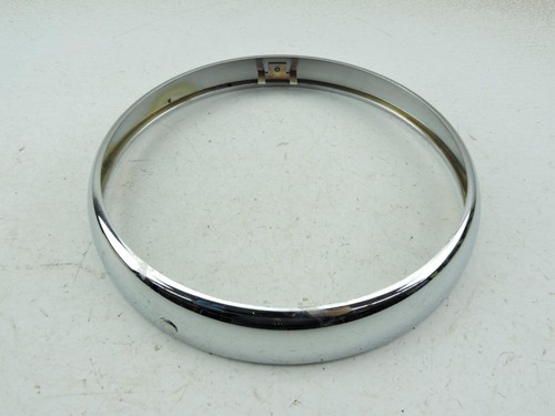 3 NOS Lucas Type 7” Headlight Trim Rim Ring 500 650 750 Triumph Norton ...