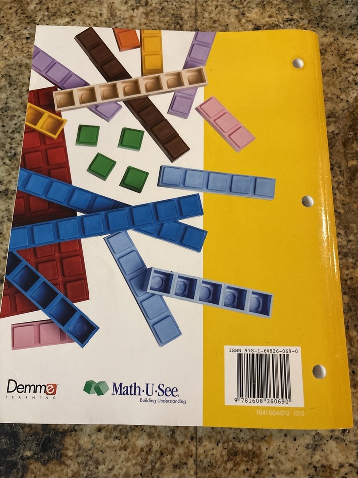 Math-U-See Delta Student Workbook Single & Multiple-Digit Division | eBay