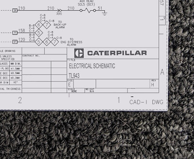 Caterpillar Telehandler TL943 Electrical Wiring Diagram Manual | eBay