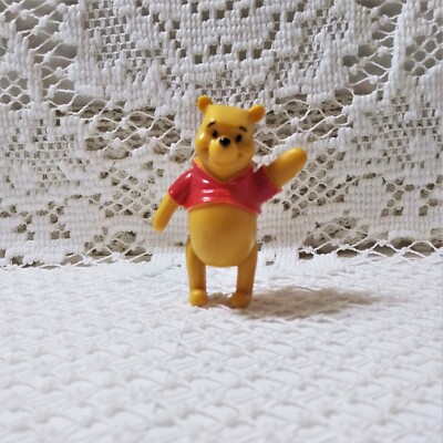 Disney Winnie The Pooh Waving 2.25" Collectible Toy Figure Figurine | eBay