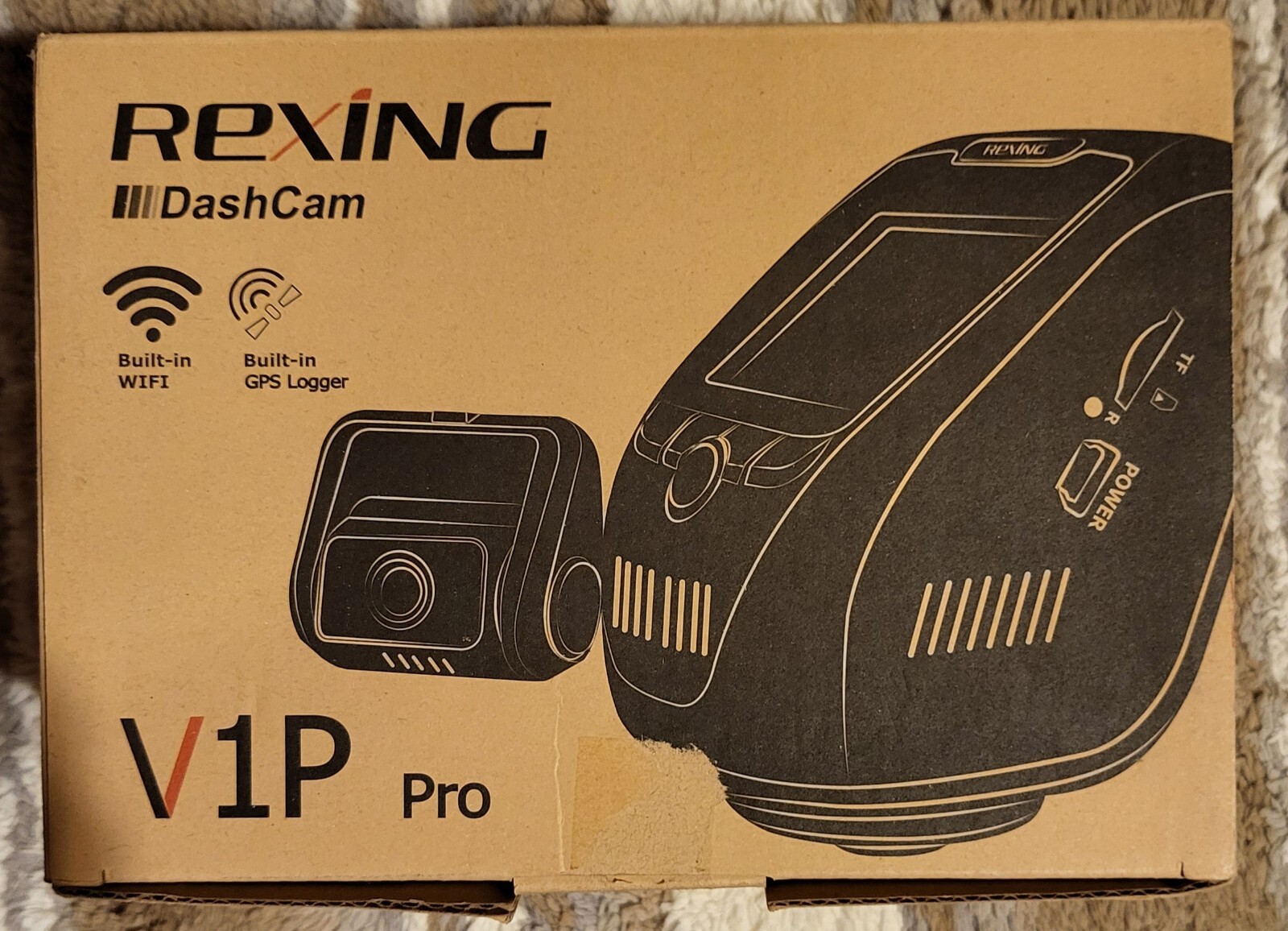 Rexing V1p Pro Dual 1080p Full HD Front and Rear 170 Degree Wide Angle ...