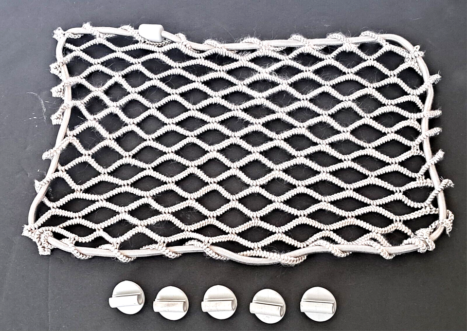 MERCEDES W202 W210 GENUINE INTERIOR STORAGE PARCEL NET/MERCEDES GRAY ...