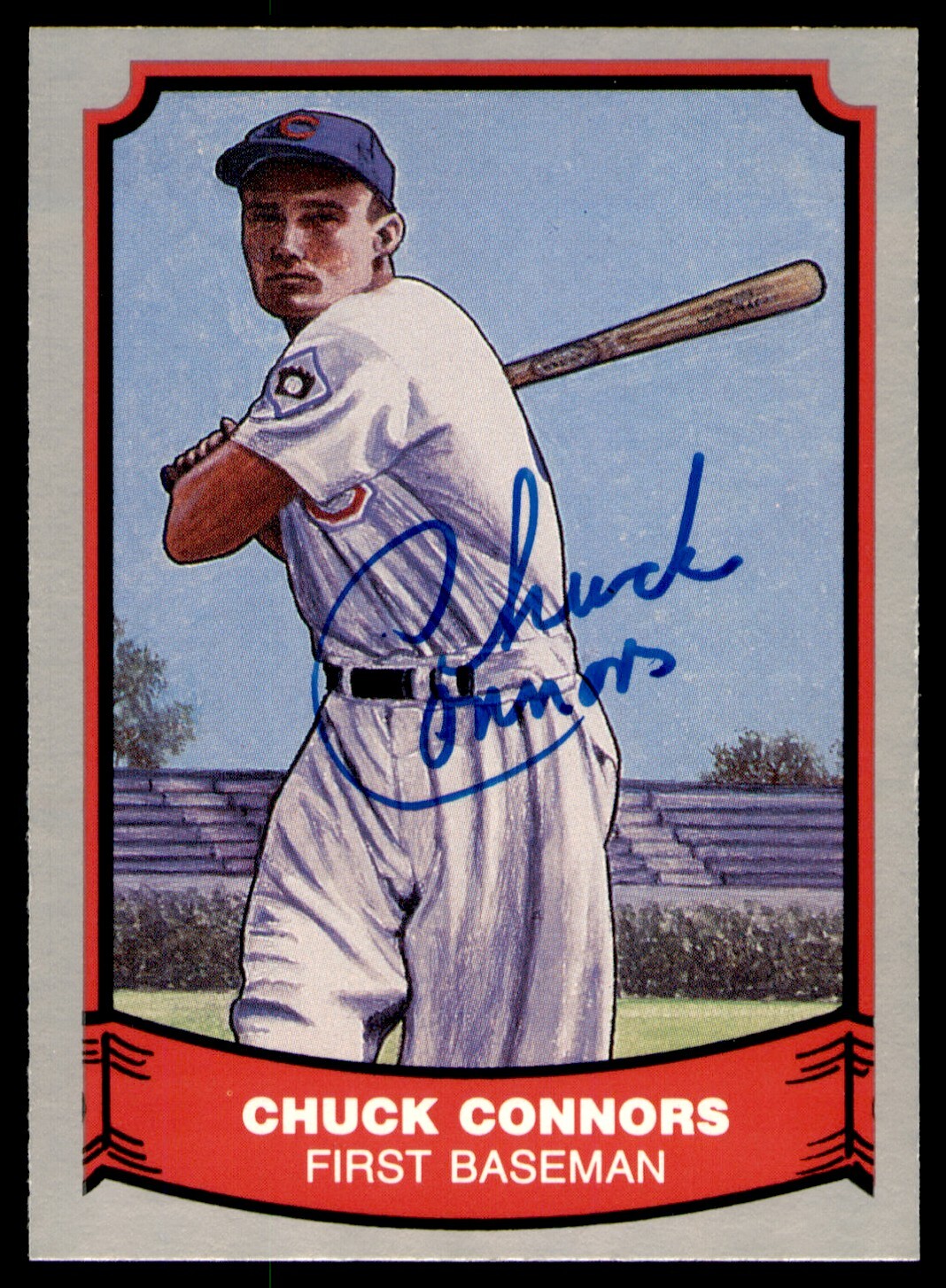 1988 Pacific Legends Chuck Connors Auto Chicago Cubs #71 | eBay