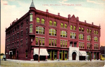 Vintage Postcard Hotel Stilwell Pittsburg IA Iowa c.1907-1915 J-342 | eBay
