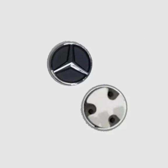 Mercedes Benz Star Logo (2) Emblems for key Replacement FOB Star Logo ...