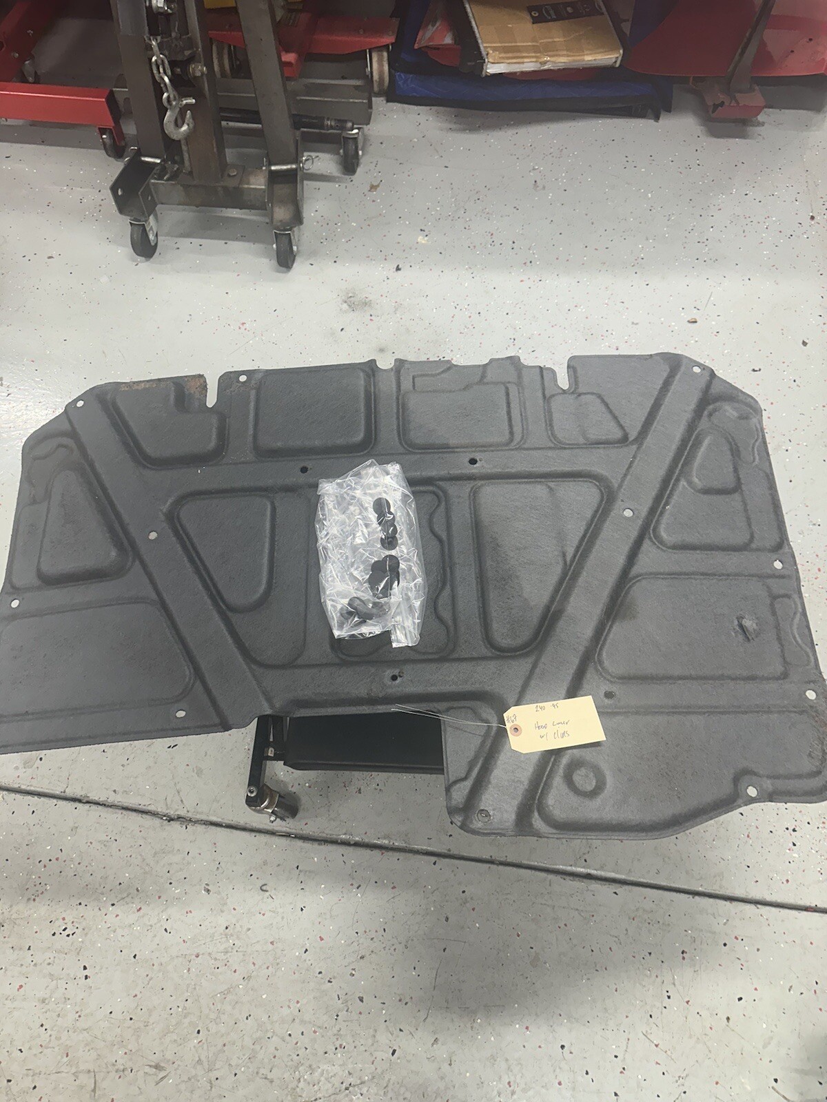 #67 95-96 Nissan S14 Zenki Oem Hood Insulation Insulator Under 240sx ...