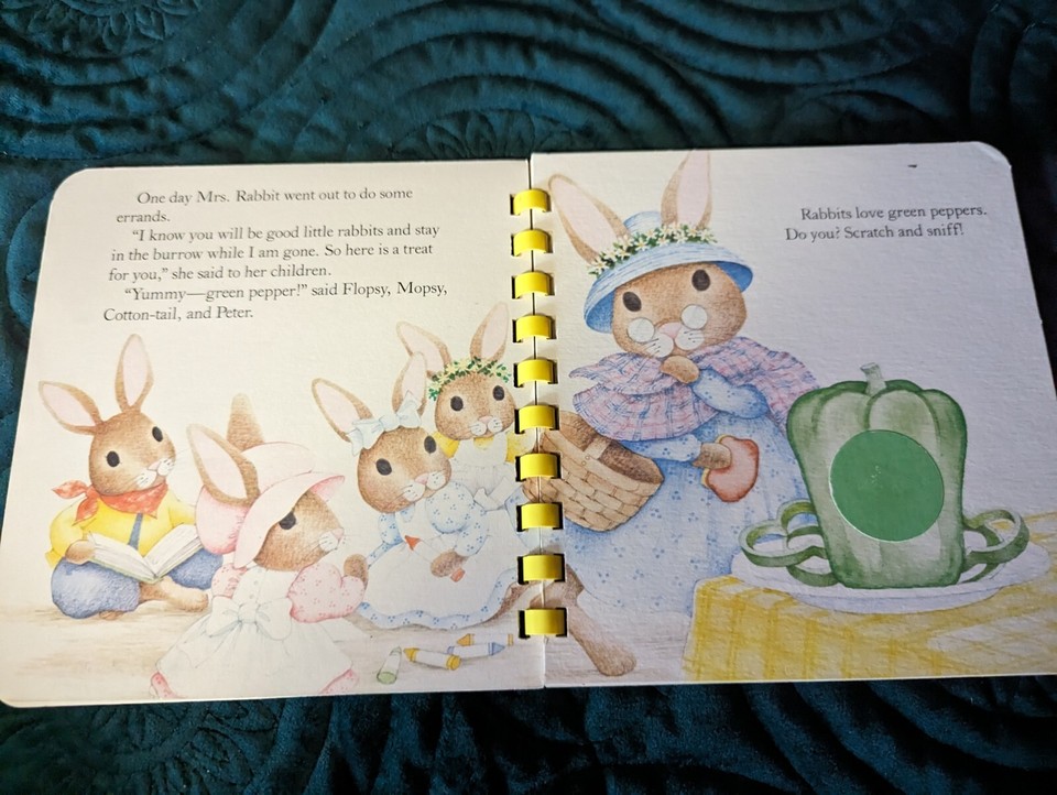 PETER RABBIT SNIFFY ADVENTURES (Sniffy Book) - Spiral Board Book - No ...