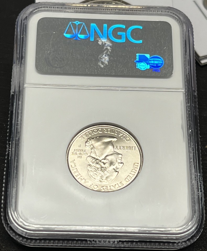 2005-P CLAD SMS WEST VIRGINIA STATE QUARTER NGC MS69.ACTUAL COIN #F3064 ...