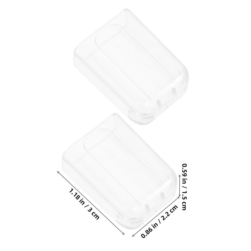 20 Pcs Toothbrush Protector Caps Transparent For Electric Toothbrush ...