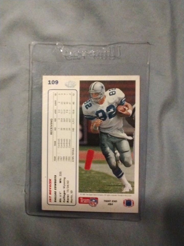 1991 Upper Deck - Jay Novacek #109 | eBay
