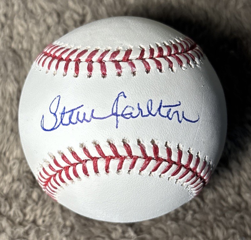 Steve Carlton signed Baseball fanatics Authentic Phillies Autographed ...