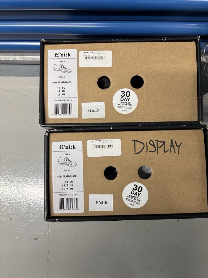 Fizik Terra Atlas Pink Grape/Black SPD Shoes EU Size 43 | eBay