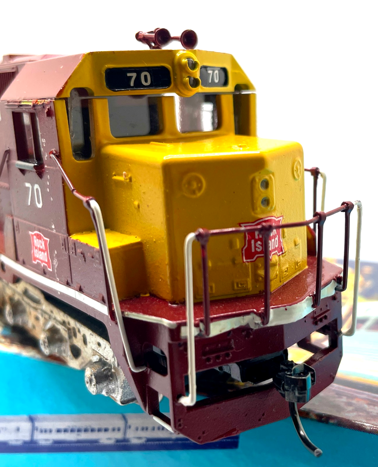 HO ATHEARN DD40 ROCK ISLAND # 70 CUSTOM PAINTED | eBay