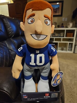 NFL New York Giants Eli Manning Plush Doll Stuffed Football Toy 14" New ...