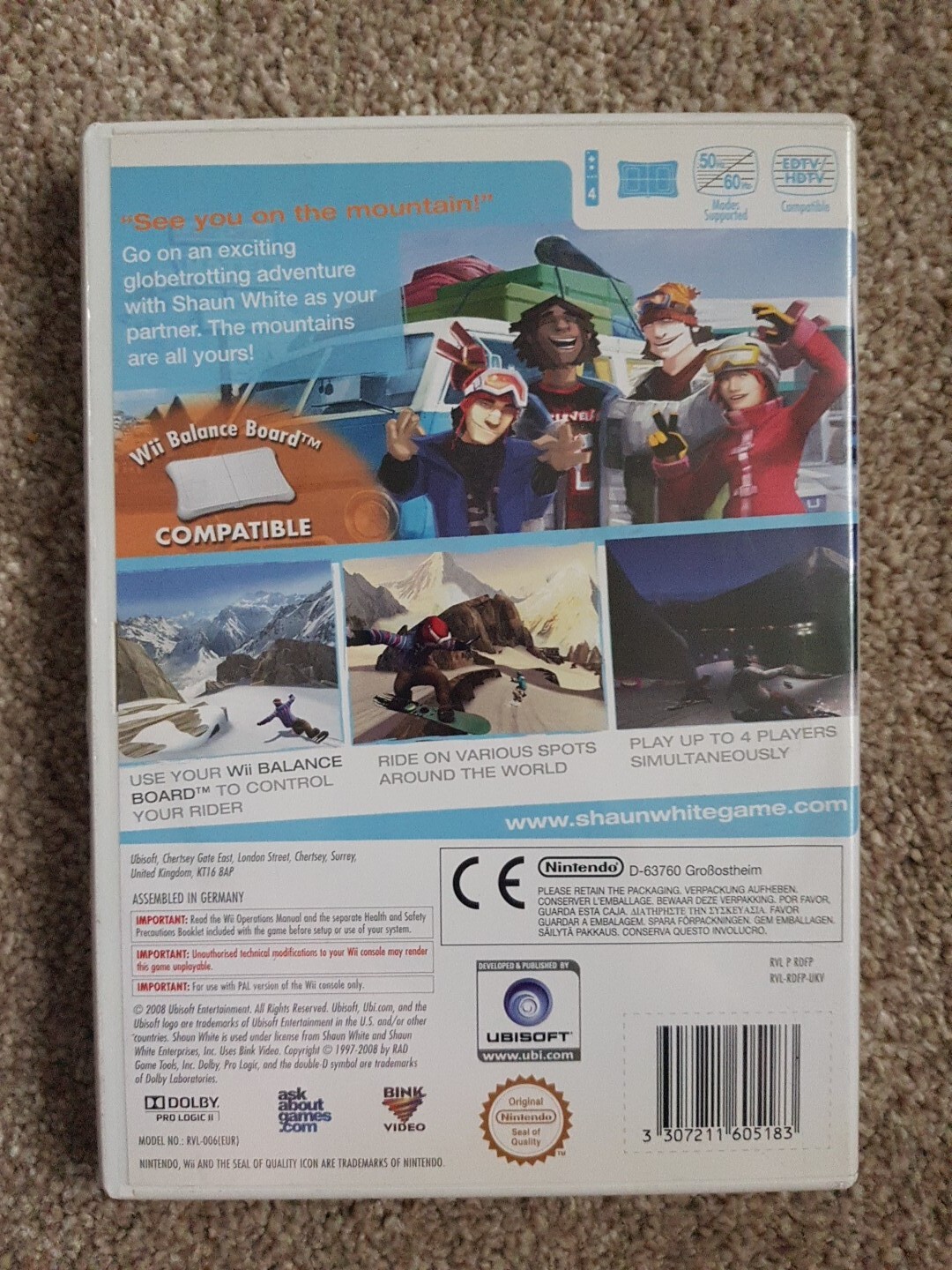 Shaun White Snowboarding Road Trip - Wii Fit Compatible (Wii) Pal ...