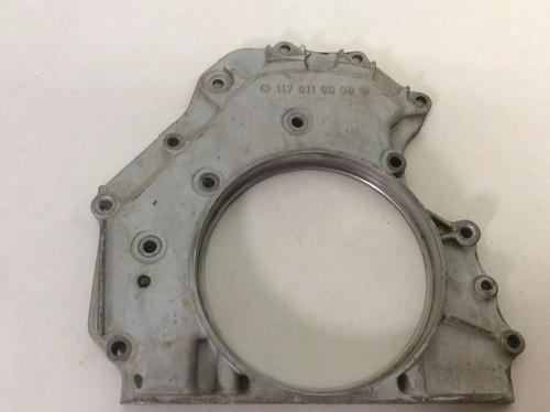81-85 Mercedes R107 W126 380 SEL SL Rear Engine Crank Cover Plate ...