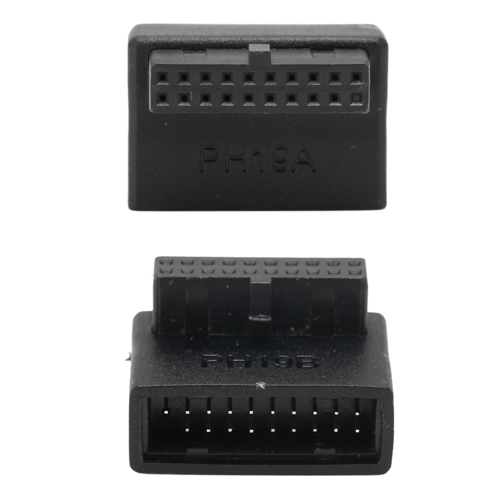 USB Front Panel Adapter Front Panel Socket 90° Elbow USB3.0 19Pin To ...