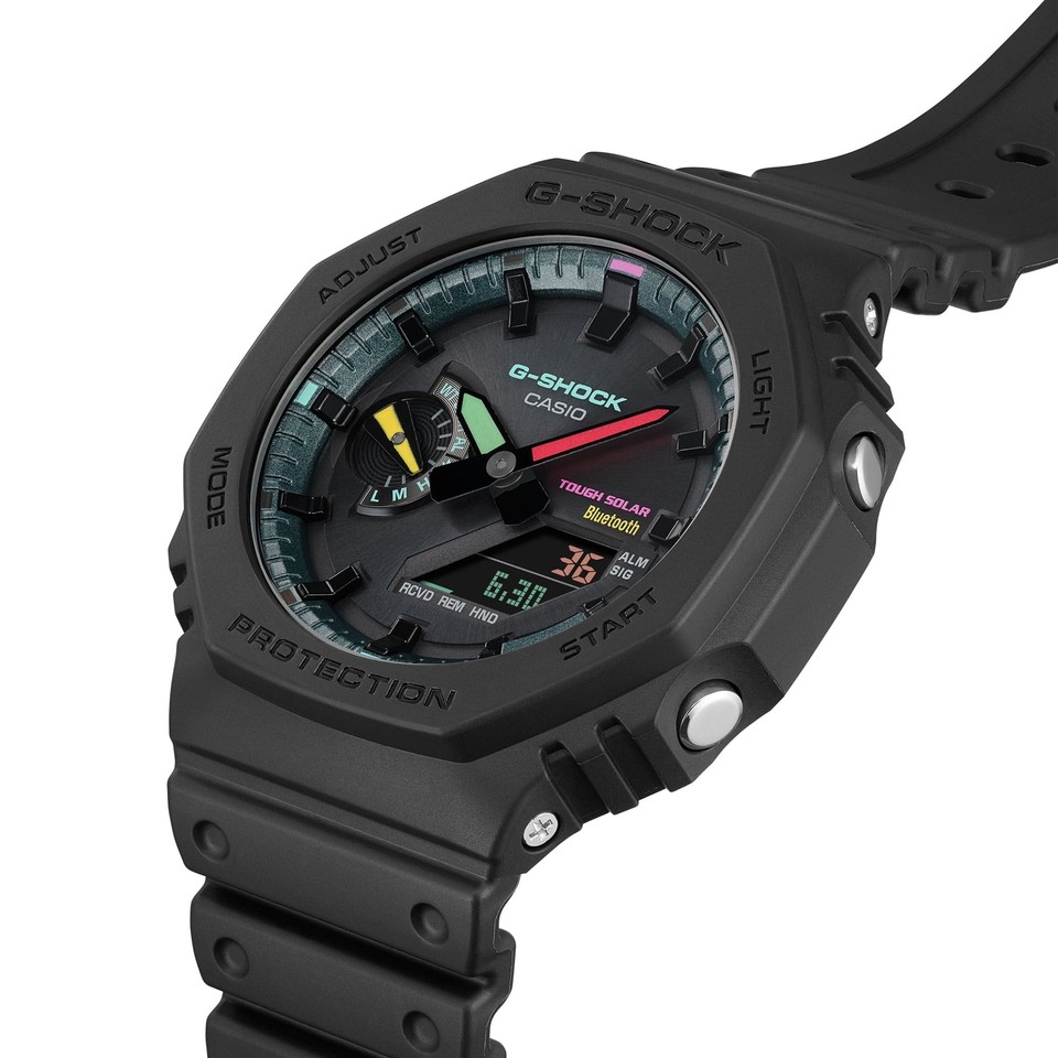 CASIO G-SHOCK GA-B2100MF-1AJF Multi Fluorescent color Bluetooth Solar ...