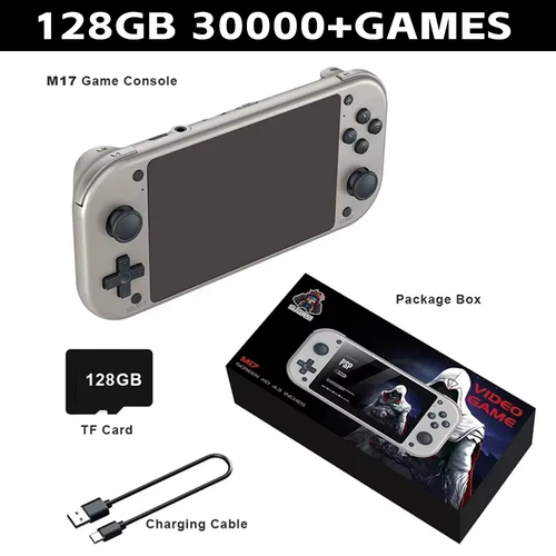 M17 Retro Handheld Game Console, Open Source Linux, 4.3" IPS Screen ...