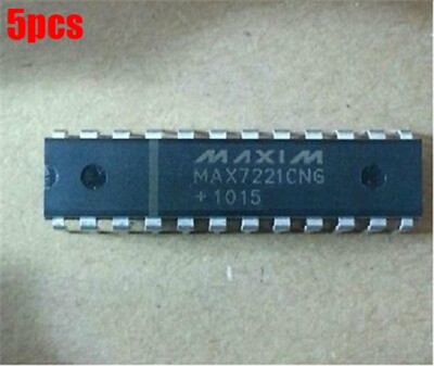 5Pcs MAX7221CNG MAX7221 Maxim Drvr Dsply Led 8Dig 24-Dip pg | eBay