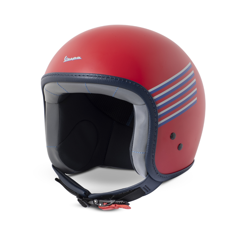 Original Vespa Jet Helmet Red Graphic - Vespa GT-GTS - Primavera ...