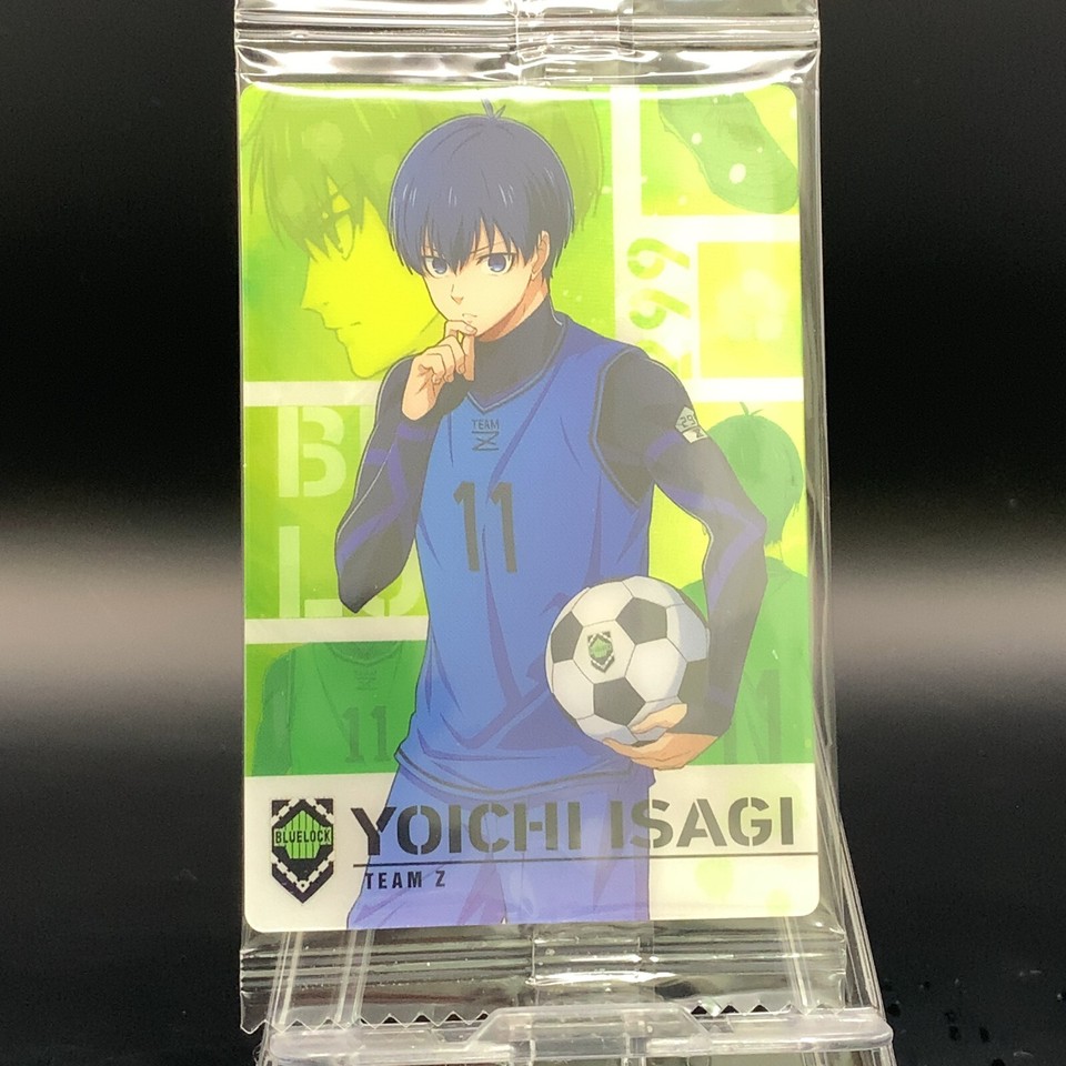 Yoichi Isagi Blue Lock Wafer Card TCG Bandai New Football Soccer Anime ...
