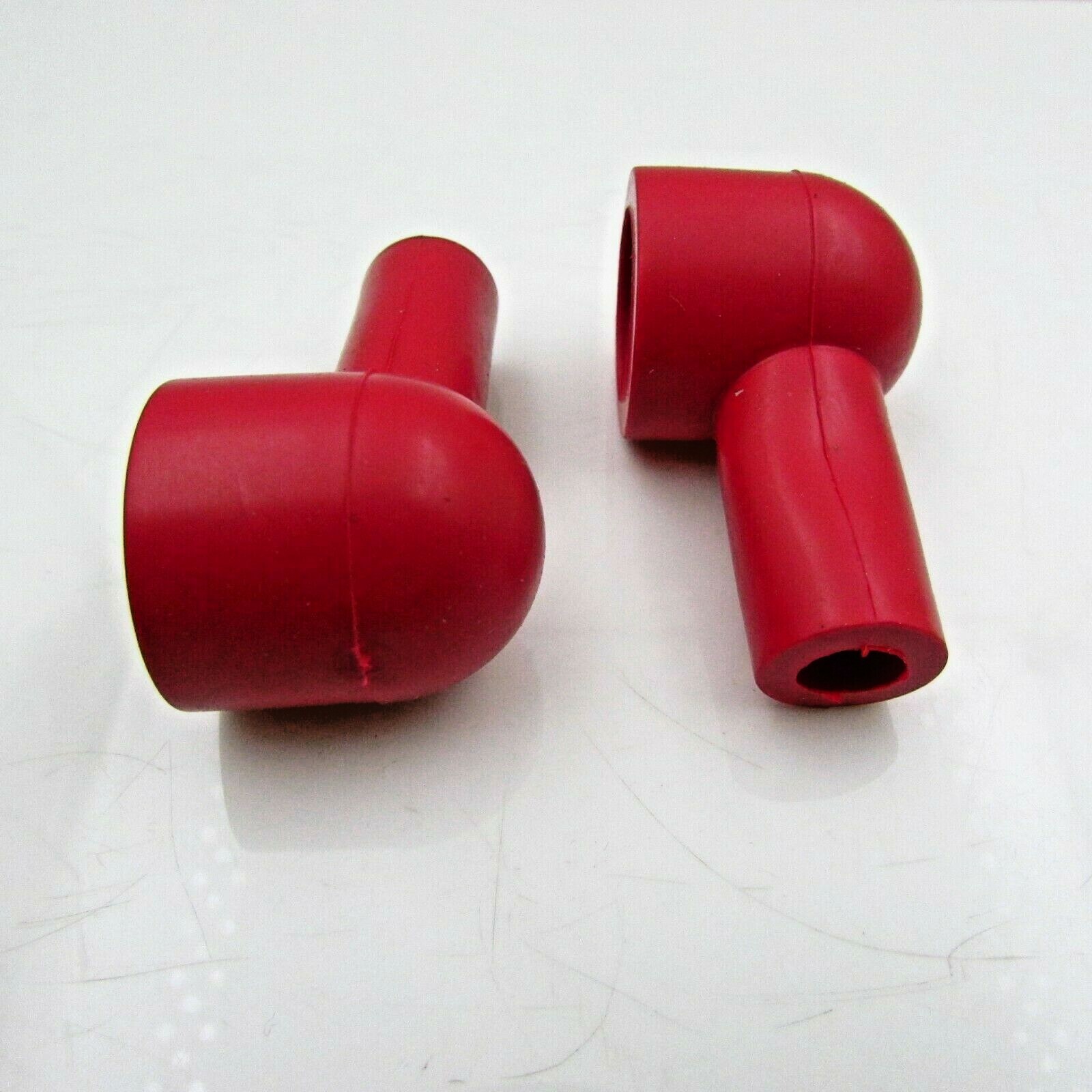 2 Red Positive Alternator Stud Terminal Cover Battery Flexible Boot ...