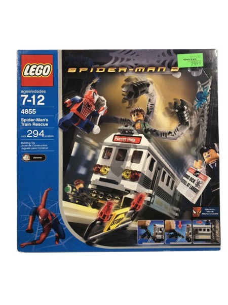 LEGO Spider-Man Spider-Man's Train Rescue (4855) for sale online | eBay