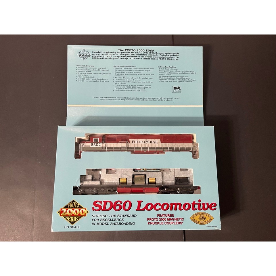 Proto 2000 Series SD60 HO Scale Locomotive Limited Edition Model Train ...