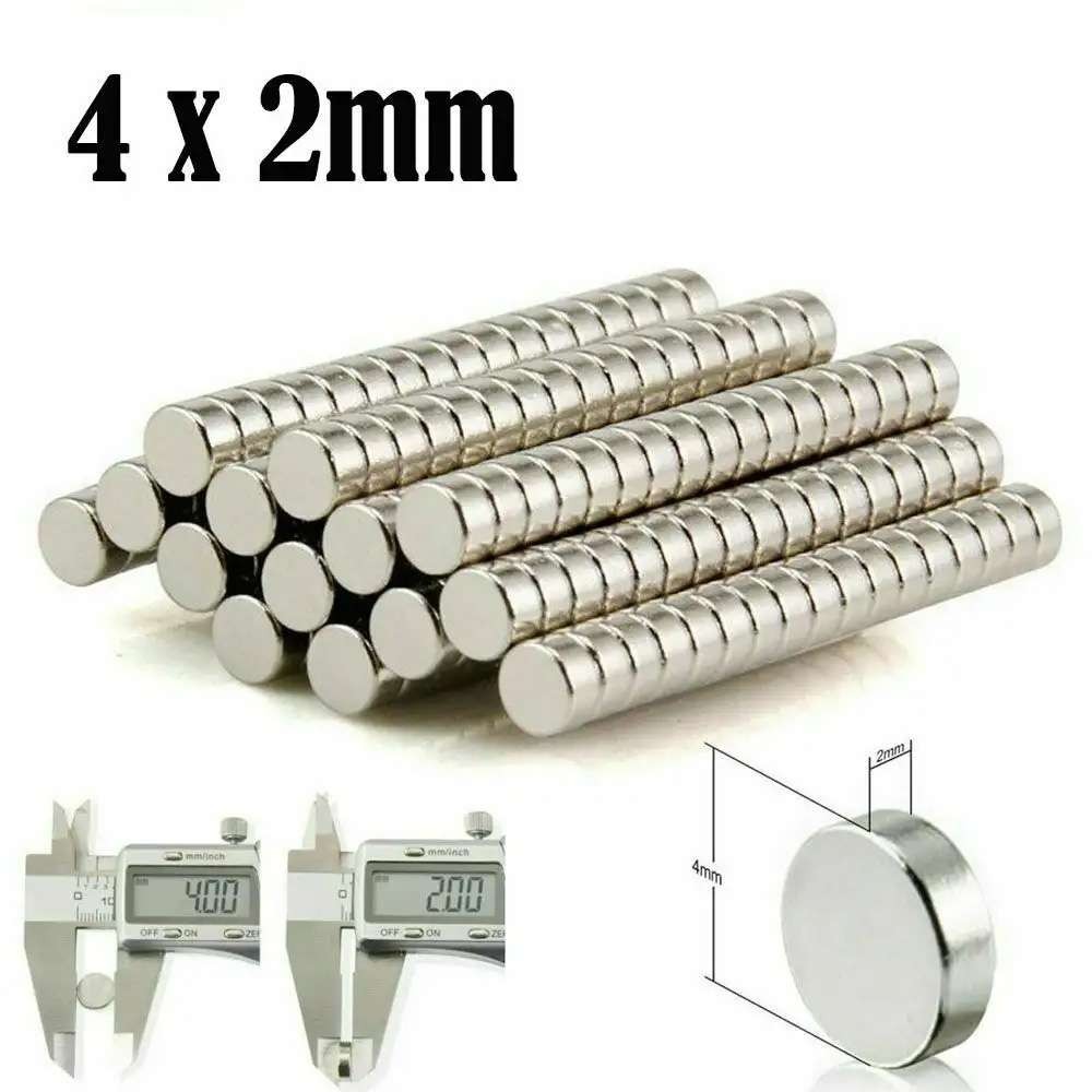 N52 Neodymium Disc Magnets Lot | Rare Earth Round Magnets (New)